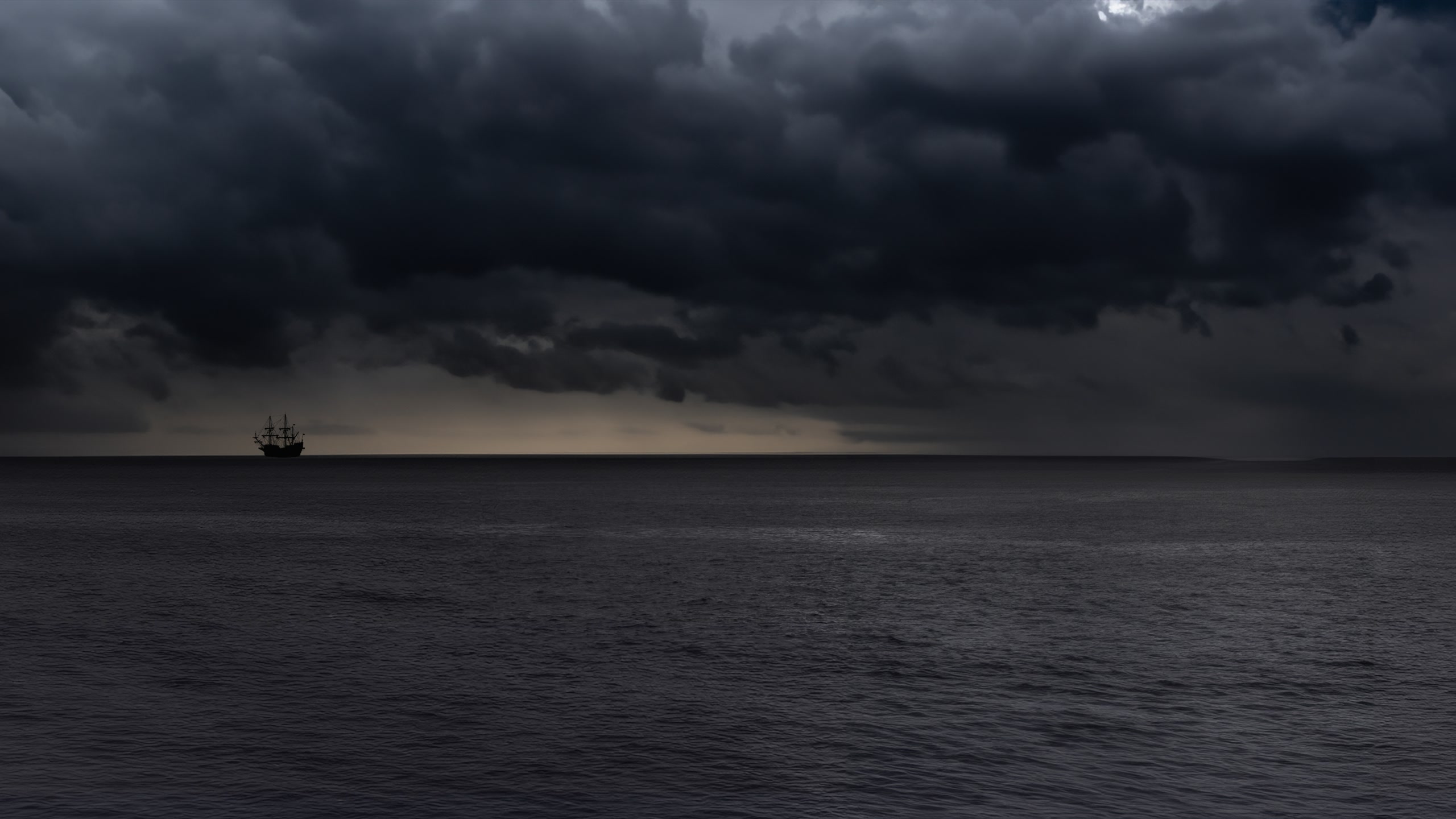 A gloomy, overcast morning by the sea. The sky is ... | AnimateImage.AI ...